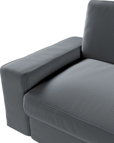 Potah na pohovku Kivik 3-místná nerozkládací barva šedá látka sametová