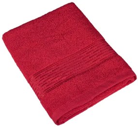 Bellatex Froté ručník kolekce Proužek, červená - 50x100 cm
