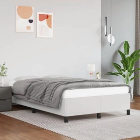 Rám postele bez matrace bílý 120x190 cm umělá kůže 3269646