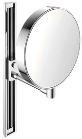 Emco Cosmetic mirrors Prime - Holící a kosmetické nástěnné neosvětlené zrcadlo, 3 a 7 násobné zvětšování, chrom 109500115
