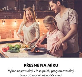 Klarstein Delicatessa 77 Hybrid, indukční varná deska, vestavná, 7000 W, 4 zóny