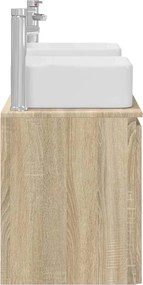 Sada koupelnových skříněk 3 ks Dub sonoma 53 x 35 x 63 cm 3405659