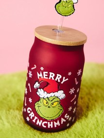 Sinsay - Hrnek s víčkem a brčkem Grinch - vícebarevná