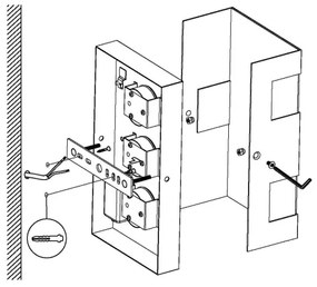 Eglo 94086 - LED venkovní osvětlení RALORA 3xLED/2,5W/230V IP44