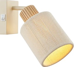 Brilliant - Nástěnné bodové svítidlo ARLO 1xE27/20W/230V krémová