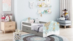 Dětská postel Tobík - veselá zvířátka (Vybírat můžete z mnoha motivů a barev.)
