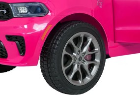 Elektrické autíčko Dodge Durango růžové