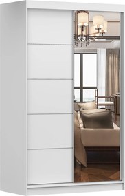 IDZ Šatní skříň NEOMI 05, 120 cm Barva dřeva: Bílá