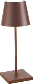 Stolní lampa Poldina Mini 30 cm hnědá