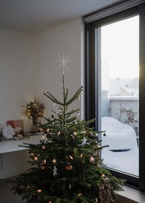 OYOY LIVING Vánoční hvězda Christmas Topstar špička na stromeček mosazná