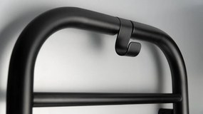 Deante Silia, koupelnový radiátor 500x1210 mm, 458W, černá matná, DEA-AGI_NG41