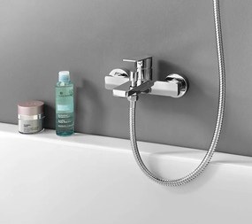 Aqualine, DAPHNE stojánková umyvadlová baterie vysoká bez výpusti, prodloužená hubice, chrom, DH601