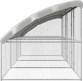 Psí kennel 3 ks Stříbrná 6 x 2 x 2 m Pozinkovaná ocel 3368326