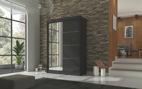 Posuvná skříň s zrcadlem GILTON 150