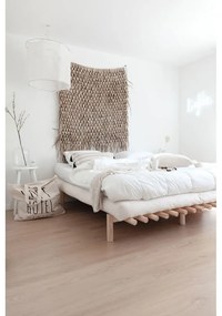 Dvoulůžková postel z borovicového dřeva Karup Design Pace Natural, 140 x 200 cm