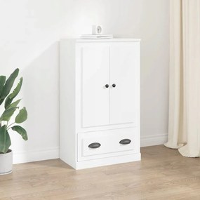 Fionshop 263905376 Skříň highboard bílá 60 x 35,5 x 103,5 kompozitní dřev