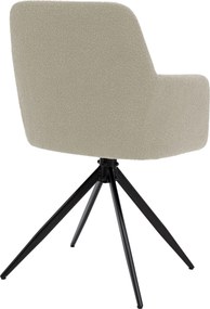 Jídelní židle Olema látka Teddy – taupe