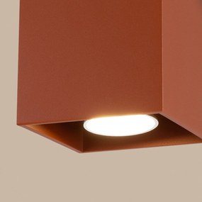 Sollux Lighting Stropní svítidlo QUAD 1 okrově červené