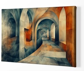 Obraz na plátně - Světla nekonečných chodeb FeelHappy.cz Velikost obrazu: 150 x 100 cm