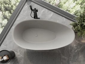 Mexen Milano volně stojící vana z konglomerátu 150 x 82 cm, beton mat - 57301508561