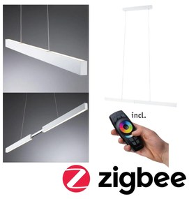 P 79889 LED závěsné svítidlo Smart Home Zigbee Aptare 2700K / 2x18 / 1x18W bílá mat stmívatelné - PAULMANN