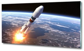 Wallmuralia Fotoobraz na skle Kosmická raketa 100x50