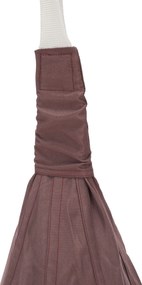 Závěsné houpací křeslo, šedohnědá TAUPE, KLORIN NEW TYP 2 BIG SIZE CACOON HAMMOCK