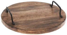Dřevěný servírovací tác Elle, (fi) 30 cm