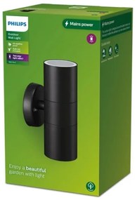 Philips - Venkovní nástěnné svítidlo KYLIS 2xGU10/25W/230V IP44