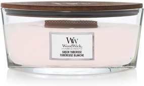 WoodWick – svíčka Sheer Tuberose (Jemná tuberóza), 453 g