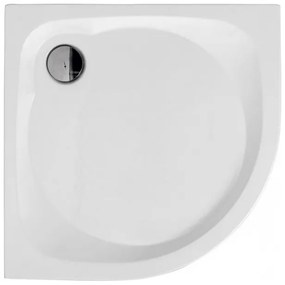 Polimat Čtvrtkruhová akrylátová sprchová vanička New Style 2 80x80 (90x90, 100x100) Barva: Bílá, Rozměry (cm): 100x100