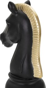 Dekorativní soška Horse 19 cm černá