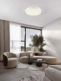 LED stmívatelné bílé moderní stropní svítidlo Roi 2