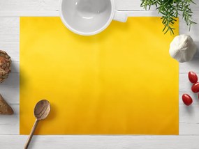 Biante Saténové prostírání na stůl polyesterový Satén LUX-014 Kanárkově žluté 35x45 cm