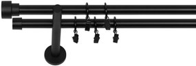 Dekodum Dvouřadá Garnýž Slick 19 mm černá matná 340 cm