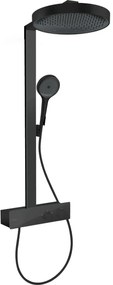 Hansgrohe Rainfinity, Showerpipe 360 ​​1jet s termostatem ShowerTablet 350, černá matná, HAN-26853670