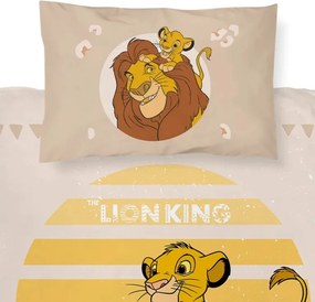 Carbotex Povlečení do postýlky Lví král malý Simba 100x135 + 40x60