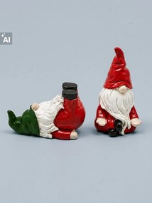 Sinsay - Stojící dekorace ve tvaru Santa Clausů - vícebarevná