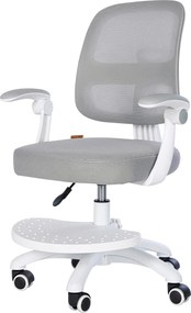 XXXLutz OTOČNÁ ŽIDLE PRO MLÁDEŽ, bílá, světle šedá Roba - Online Only psací stoly & židle - 004204010804