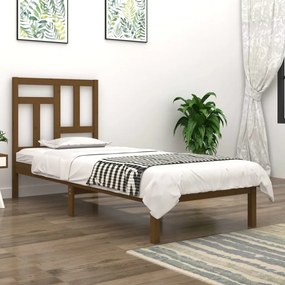vidaXL Rám postele masivní borovice 90 x 200 cm [3104529] Barva: Bílá