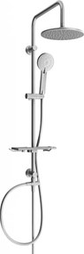 Mexen sprchový set T40 s horní hlavicí 22 cm, grafitová, 798404093-66