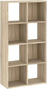 Regál Sinde 2x4, dub sonoma