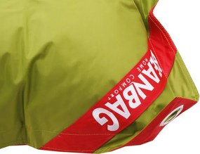 BeanBag Sedací pytel 189x140 duo scarlet rose - green frog
