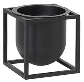 Květináč Kubus Flowerpot Black 10 cm Audo Copenhagen