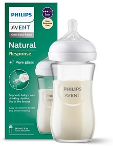 Philips Avent Kojenecká láhev Natural Response skleněná 240 ml