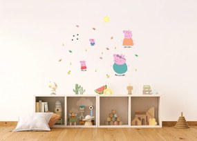 Dětská samolepka na zeď Prasátko Peppa | 42.5 x 65 cm | DDK1647