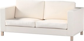 Potah na pohovku IKEA  Karlanda rozkládací, krátký barva béžová látka pletený vzor