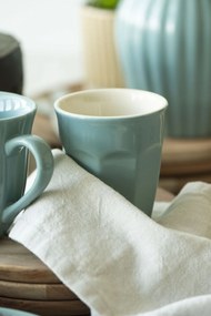 IB LAURSEN Latte hrneček Mynte Aqua Haze 250 ml, modrá barva, keramika