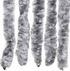 Závěs proti hmyzu bílý a šedý 56 x 185 cm Chenille 284279