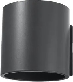 Nástěnné svítidlo SOLLUX Orbis 1 G9 1x40W bez zdroje SL.0566 antracit